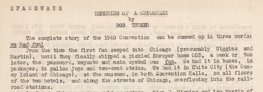 1946 Project Wrap-Up: We Had Fun! | First Fandom Experience